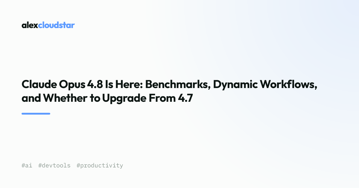 Claude Opus 4.8 Review: Benchmarks & Guide | Alex Cloudstar